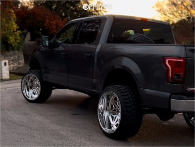 2016 Ford F-150 with 24x14 -76 KG1 Forged Snow and 33/14.5R24 Fury ...