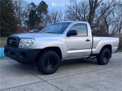 2007 Toyota Tacoma with 15x7 -6 Vision D Window and 235/75R15 Lexani ...