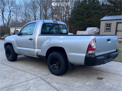 2007 Toyota Tacoma with 15x7 -6 Vision D Window and 235/75R15 Lexani ...