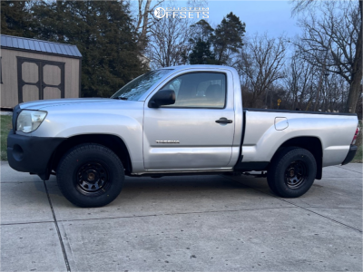 2007 Toyota Tacoma with 15x7 -6 Vision D Window and 235/75R15 Lexani ...