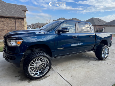 2022 Ram 1500 Wheel Offset Super Aggressive 3"-5" Suspension Lift 6 ...