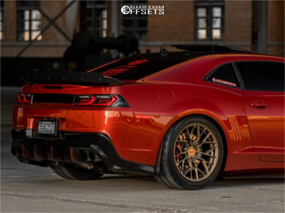 2014 Chevrolet Camaro with 20x10 23 Variant Radon and 285/30R20 ...