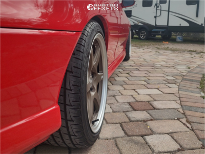 2005 Pontiac GTO with 18x8.5 30 ESR Ap6 and 235/40R18 Firestone ...