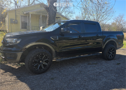 2019 Ford Ranger with 18x9 0 XF Offroad Xf-220 and 265/60R18 Venom ...