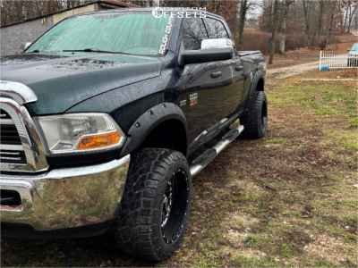 2011 Ram 2500 with 20x12 -44 Hardrock Blacktop Xposed and 33/12.5R20 ...