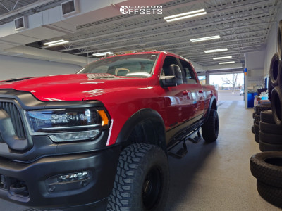 2024 Ram 2500 with 17x10 -25 Vision Tactical and 35/12.5R17 Haida Hd869 ...