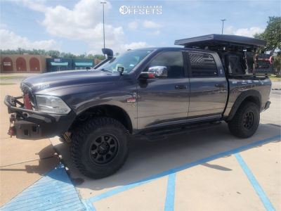 2018 Ram 1500 with 17x9 -12 Method Mr703 and 35/12.5R17 Mickey Thompson ...