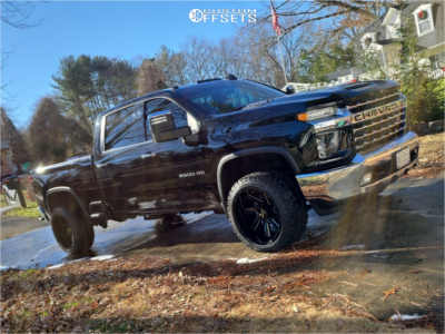 2020 Chevrolet Silverado 2500 HD with 22x12 -51 ARKON OFF-ROAD Lincoln ...