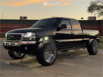 2003 GMC Sierra 1500 with 22x12 -44 Xtreme Force Xf3 and 35/12.5R22 ...