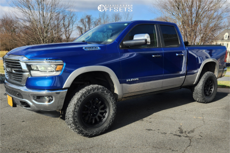 2019 Ram 1500 with 20x9 10 Black Rhino Rapid and 35/12.5R20 Cooper ...