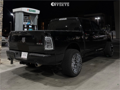 2013 Ram 1500 with 22x12 -51 Vision Brawl and 305/40R22 Lexani Lx ...