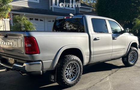 2025 Ram 1500 with 20x10 -19 Hardcore Offroad Hc101 and 275/65R20 Radar ...