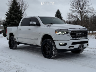 2022 Ram 1500 with 20x10 -25 ARKON OFF-ROAD Apollo and 275/60R20 Multi ...