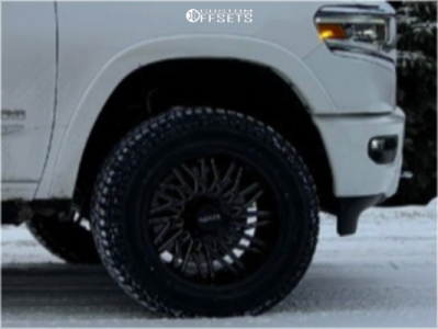 2022 Ram 1500 with 20x10 -25 ARKON OFF-ROAD Apollo and 275/60R20 Multi ...