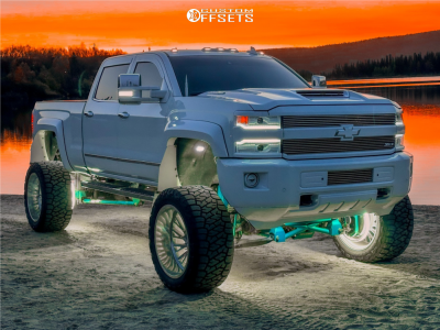 2019 Chevrolet Silverado 3500 HD with 24x14 -76 Cali Offroad Purge and ...