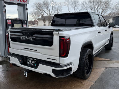 2023 GMC Sierra 1500 with 22x10 -19 TIS 544b and 305/45R22 Falken ...