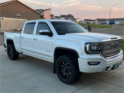 2017 GMC Sierra 1500 with 20x9 1 Fuel Lethal and 295/55R20 Toyo Tires ...