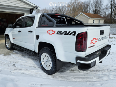 2019 Chevrolet Colorado with 18x8 18 American Racing Outlaw Ii and 265 ...