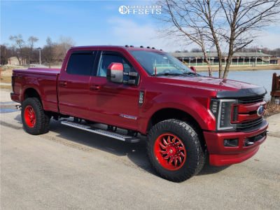 2017 Ford F-250 Super Duty with 20x12 -44 Fuel Saber and 37/12.5R20 ...