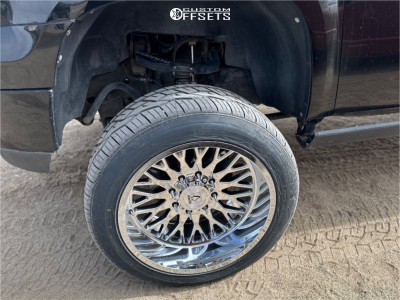 2011 GMC Sierra 2500 HD with 22x12 -44 Axe Offroad Kratos and 305/45R22 ...