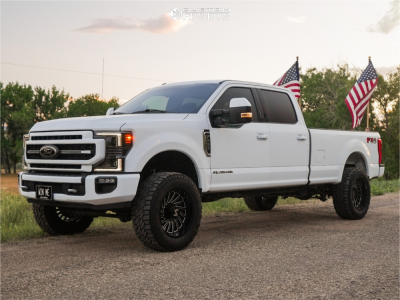 2018 Ford F-250 Super Duty Wheel Offset Aggressive > 1" Outside Fender ...