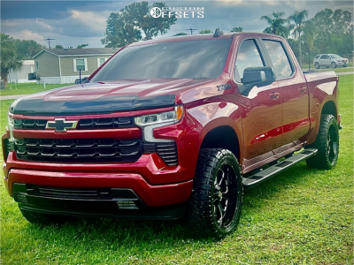 2022 Chevrolet Silverado 1500 with 22x10 -18 XD Xd825 and 33/12.5R22 ...