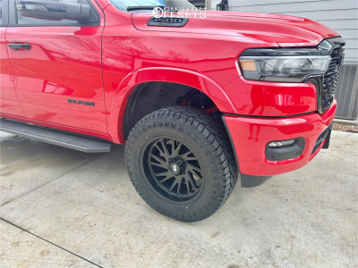 2025 Ram 1500 with 20x10 -18 Moto Metal Mo811 and 35/12.5R20 Atturo ...