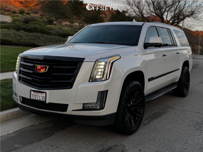 2017 Cadillac Escalade ESV with 22x10 10 Gear Off-Road Edge and 33/12 ...