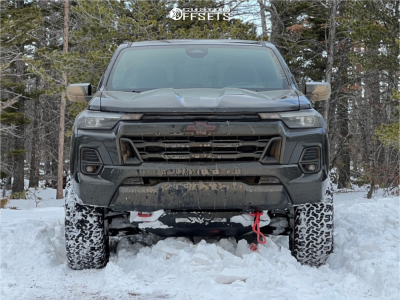 2024 Chevrolet Colorado with 17x9 -22 Rocktrix Rt114 and 285/70R17 ...