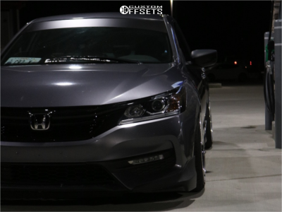 2016 Honda Accord with 18x9.5 30 Aodhan Ds01 and 235/40R18 Lexani Lxuhp ...