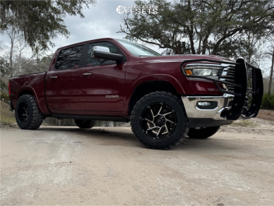 2019 Ram 1500 with 20x12 -51 Vision Prowler and 35/12.5R20 Radar ...
