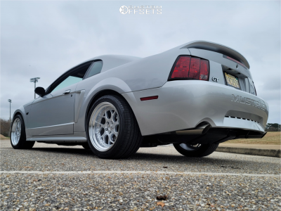 2000 Ford Mustang with 18x9.5 22 Aodhan Ds01 and 275/35R18 Toyo Tires ...