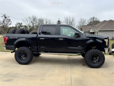 2017 Ford F-150 with 18x10 -18 Fuel Blitz and 38/13.5R18 Yokohama ...