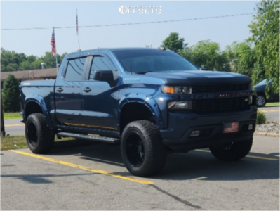 2020 Chevrolet Silverado 1500 Wheel Offset Aggressive > 1" Outside ...
