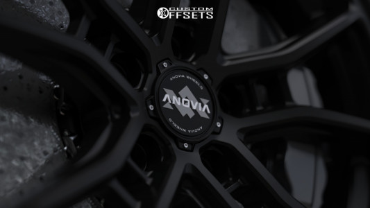 2020 Lexus RC F with 19x9.5 35 Anovia AN-10 and 255/35R19 Michelin ...