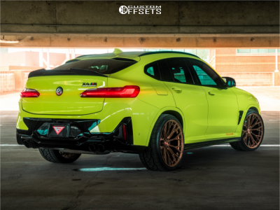 2024 BMW X4 with 22x11 20 Ferrada F8-fr9 and 295/30R22 Nitto Nt420v and ...