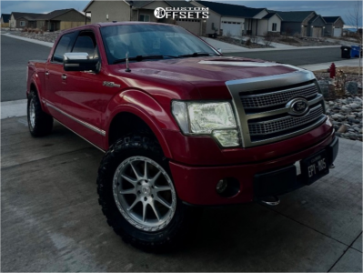 2012 Ford F-150 Wheel Offset Aggressive > 1" Outside Fender Leveling Kit | 3239768 | TrailBuilt ...