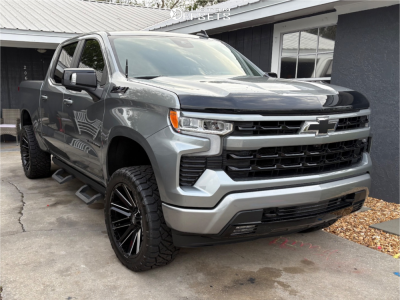 2023 Chevrolet Silverado 1500 with 22x10 -18 Moto Metal Mo998 and 33/12 ...