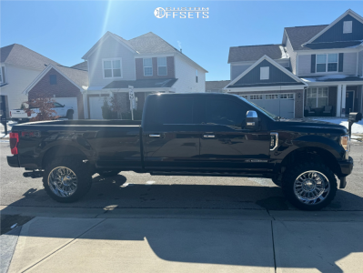 2020 Ford F-350 Super Duty with 22x12 -44 Cali Offroad Vertex and 35/12 ...