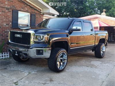 2014 GMC Sierra 1500 Wheel Offset Aggressive > 1" Outside Fender ...