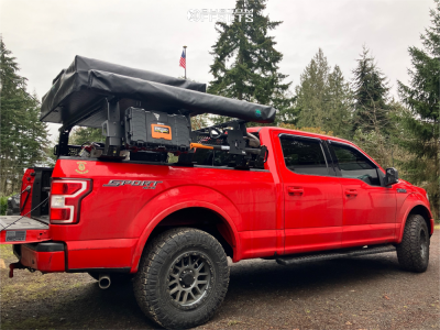 2019 Ford F-150 with 18x9 18 Vision Nemesis and 295/70R18 Nitto Ridge ...