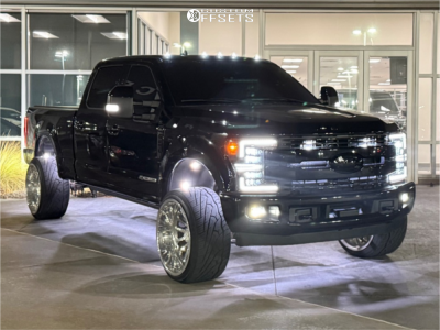 2019 Ford F-250 Super Duty with 24x14 -76 KG1 Forged Victor and 33/13 ...