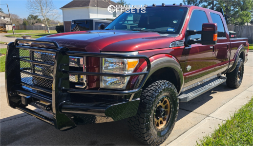 2016 Ford F-250 Super Duty with 17x8.5 0 Method MR305 and 35/12.5R17 ...
