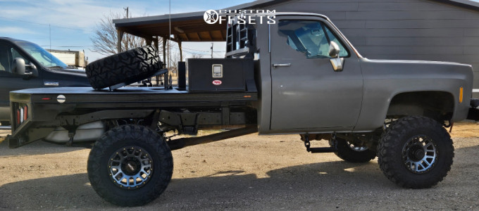 1978 Chevrolet K30 with 17x9 -12 Vision Nemesis and 35/12.5R17 Radar ...