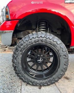 2007 Ford F-350 Super Duty with 22x12 -44 KG1 Forged Clockwork and 37/ ...
