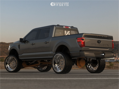 2024 Ford F-150 with 24x12 -51 ARKON FORGED Dallas and 33/12.5R24 Venom ...