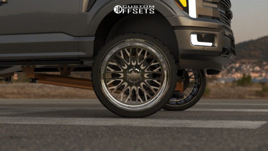 2024 Ford F-150 with 24x12 -51 ARKON FORGED Dallas and 33/12.5R24 Venom ...