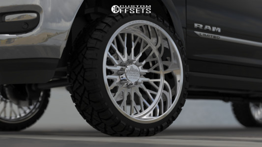 2024 Ram 2500 with 22x10 -25 ARKON FORGED Dallas and 35/12.5R22 Nitto ...