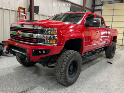 2017 Chevrolet Silverado 2500 HD with 18x9.5 -18 Vision Tactical and 37/13.5R18 Falken Wildpeak ...