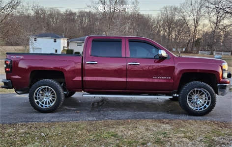 2014 Chevrolet Silverado 1500 with 20x12 -44 Gear Off-Road Leverage and ...